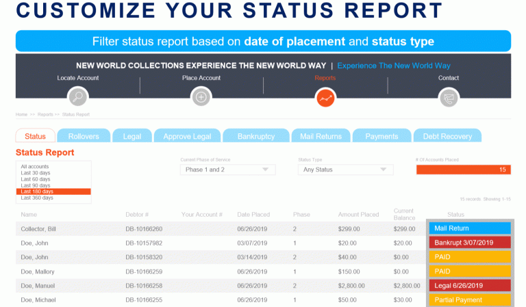 Online tools - New World Collections Inc.